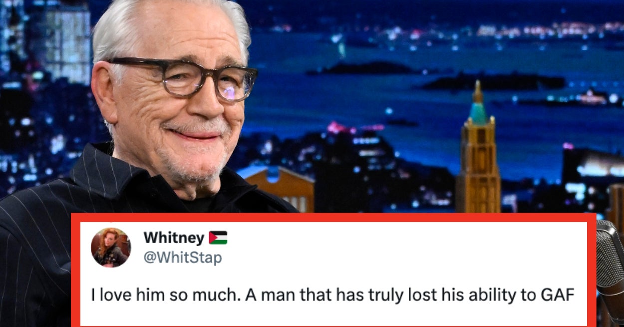 12 Reactions To Brian Cox's Outfit On "The Tonight Show"
