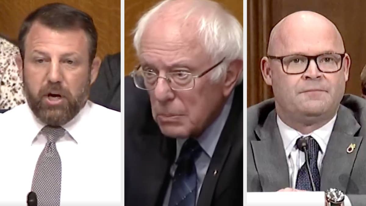 Video Shows Bernie Sanders Stopping a Near-Brawl in Senate Hearing ...