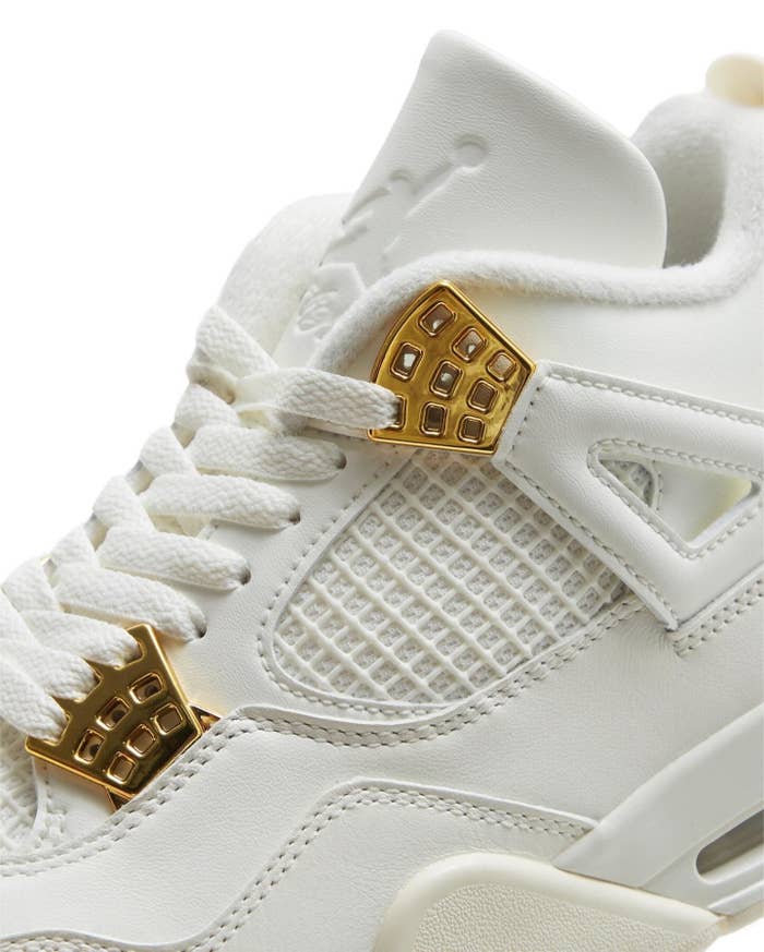 Closer Look at the 'Metallic Gold' Women's Air Jordan 4 The exclusive ...