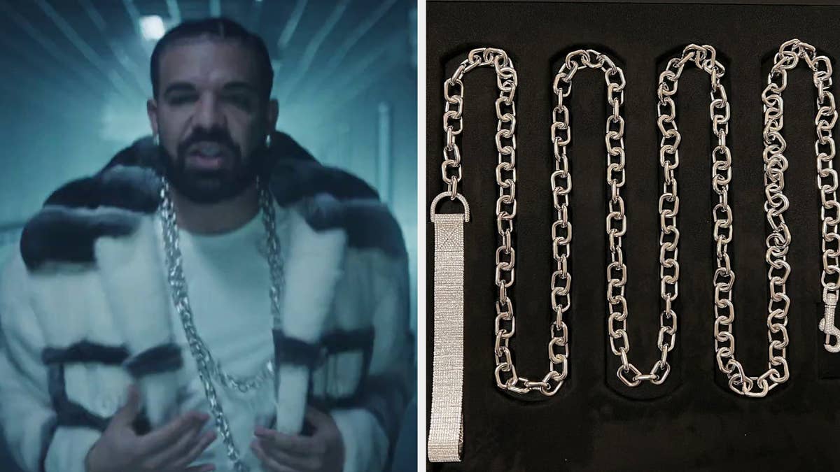 Drake Debuts Dog Leash Chain With 50 Carats of Diamonds in “First Person Shooter” Video | Complex