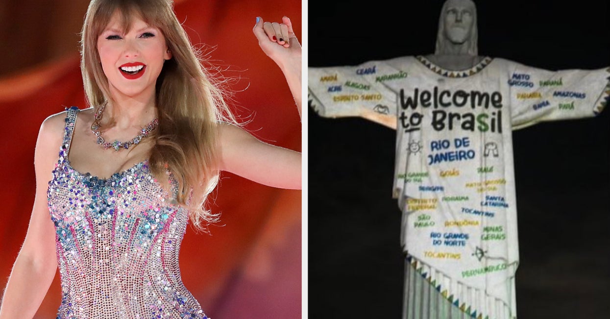 Brazilians Honor Taylor Swift With Christ The Redeemer