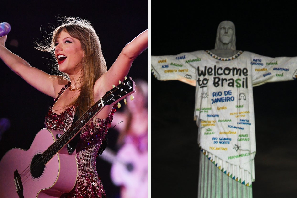 Taylor Swift Fans Got A Tribute To Her Projected Onto Christ The ... Taylor Swift Fans Got A Tribute To Her Projected Onto Christ The ...