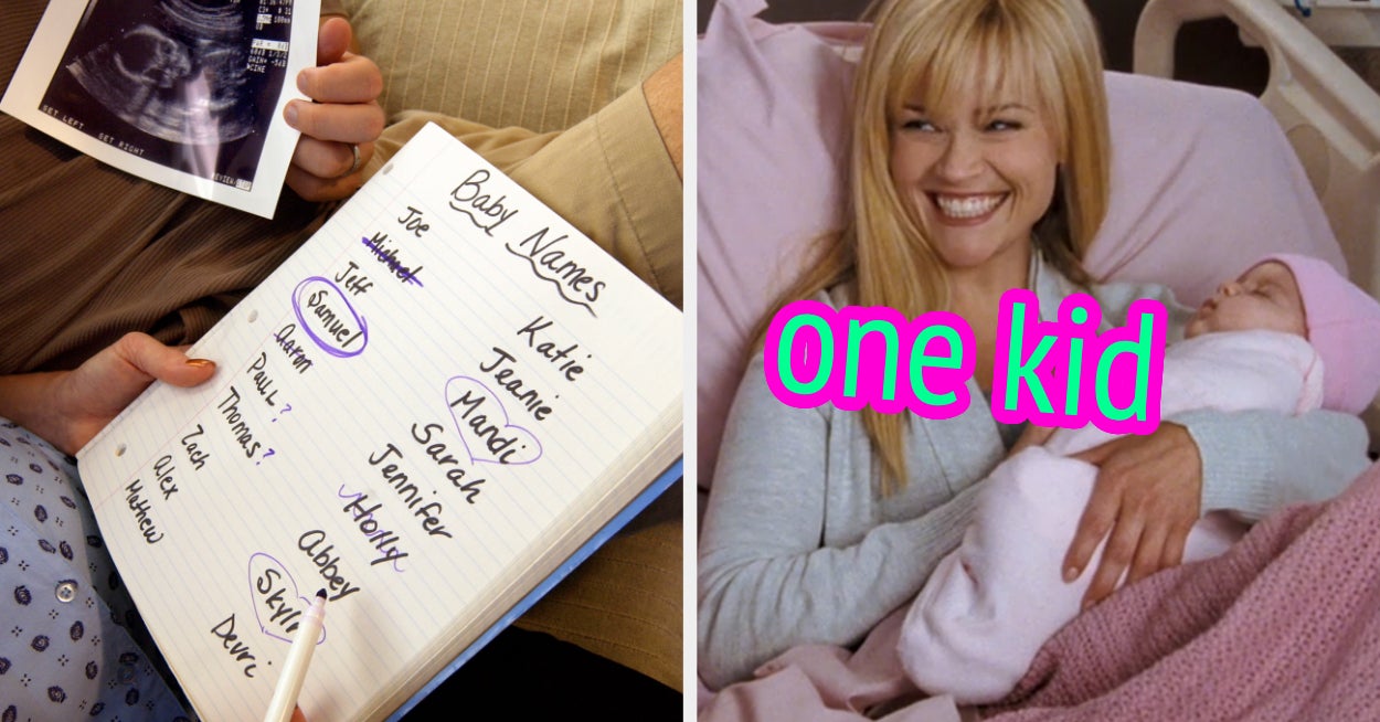 Pick Baby Names A-Z Reveal Number Of Kids Quiz