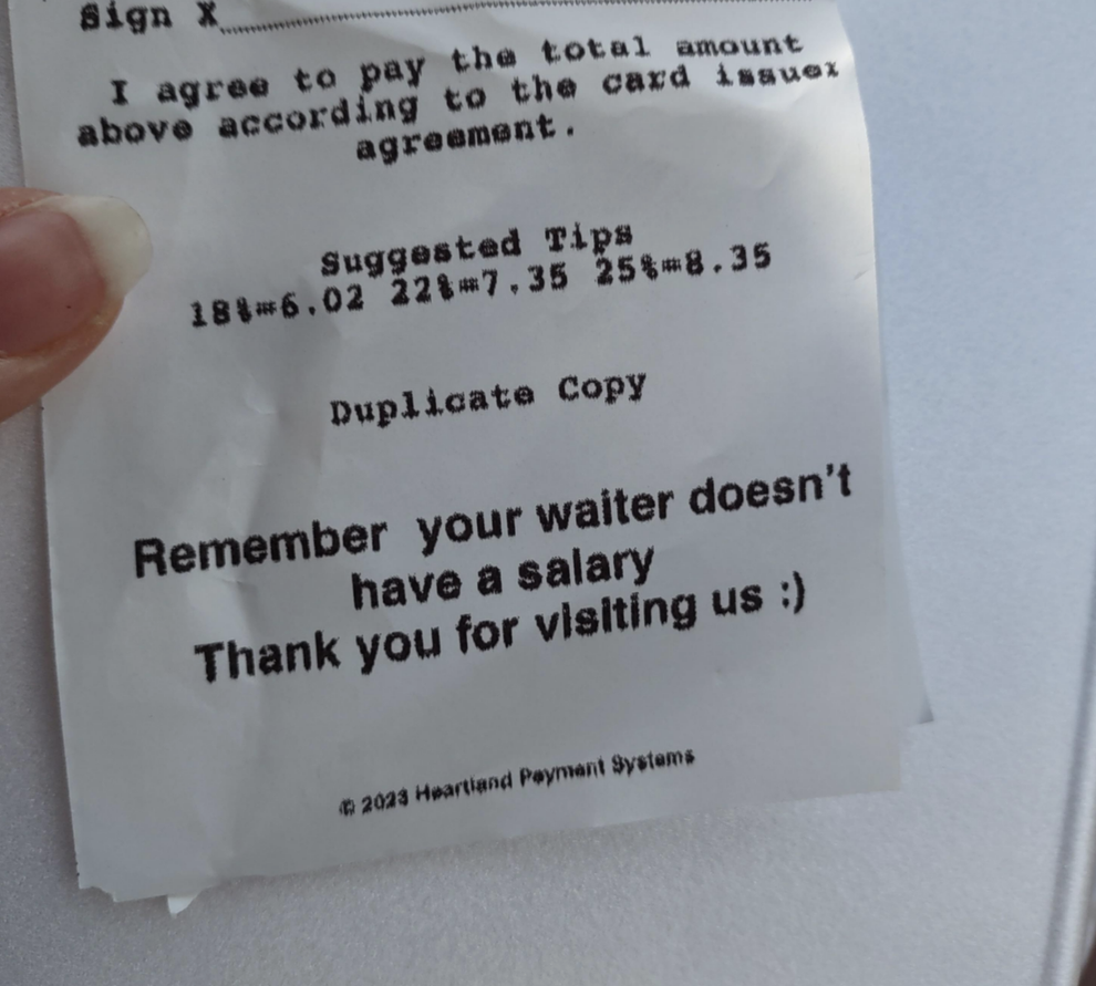26 Photos That Prove Tipping Culture Is Out Of Control