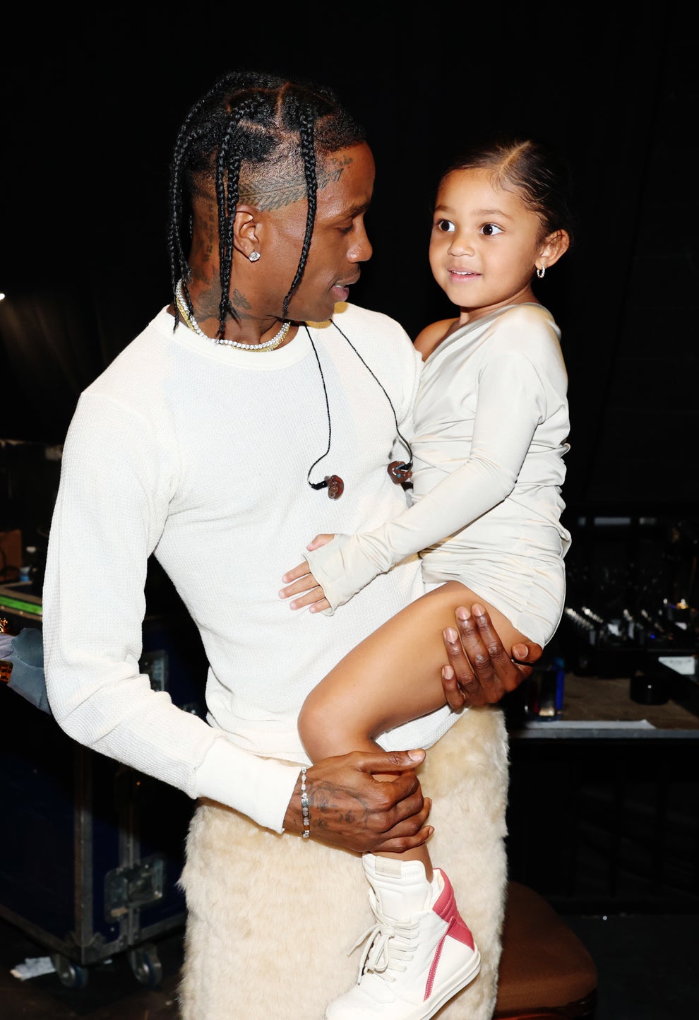 Travis Scott Brings 5-Year-Old Daughter Stormi Out At Concert
