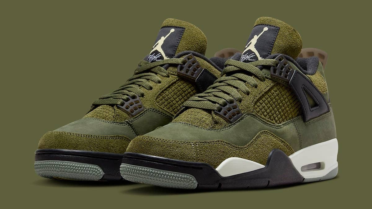 Air Jordan 4 'Olive Craft' Release Date FB9927-200 | Complex