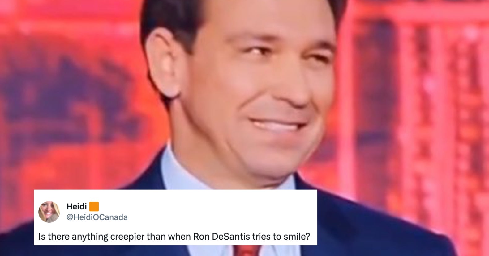 Ron DeSantis's Smile Is Going Viral Again