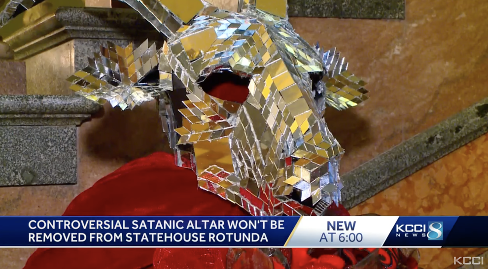 People Are Real Mad Over This Satan Display In The Iowa Capitol