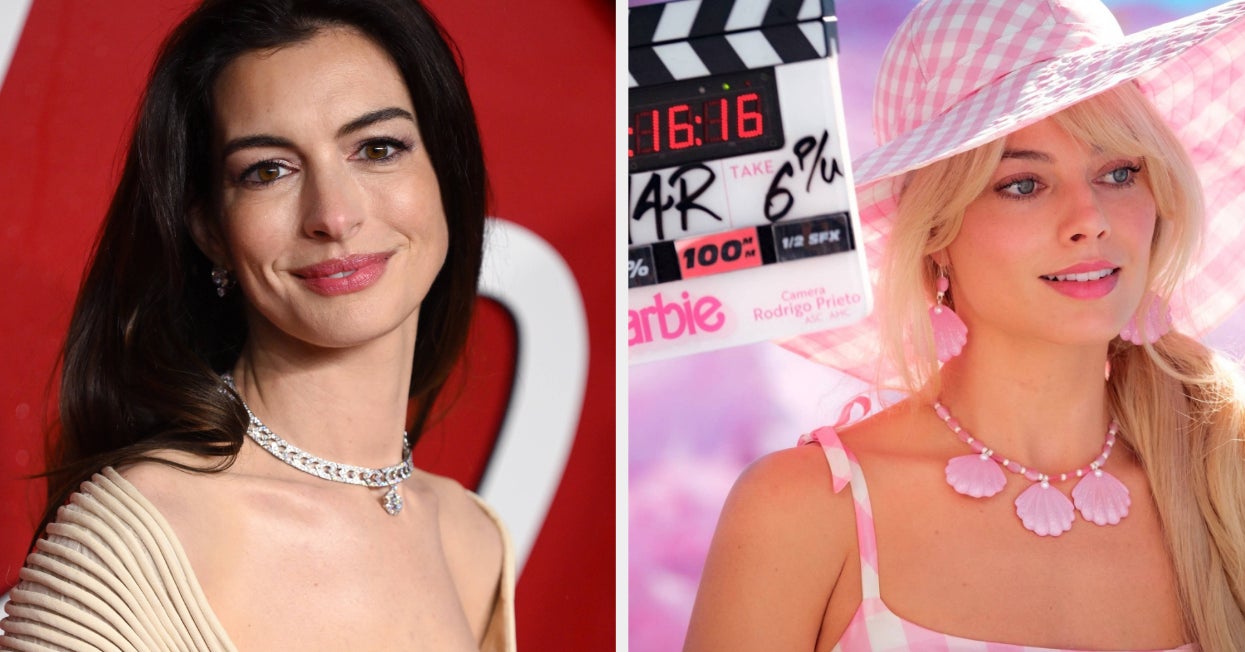Anne Hathway Reacts To Barbie, Margot Robbie