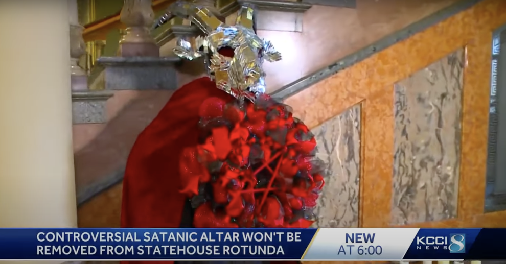 People Are Real Mad Over This Satan Display In The Iowa Capitol