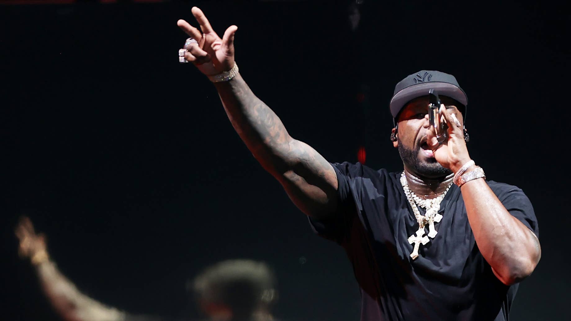 50 Cent Again Taunts Diddy, This Time With AI Image of 2Pac | Complex