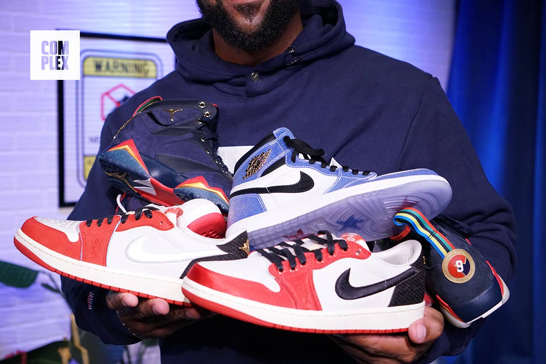 Marcus Jordan Trophy Room x Air Jordan Unreleased Samples | Complex