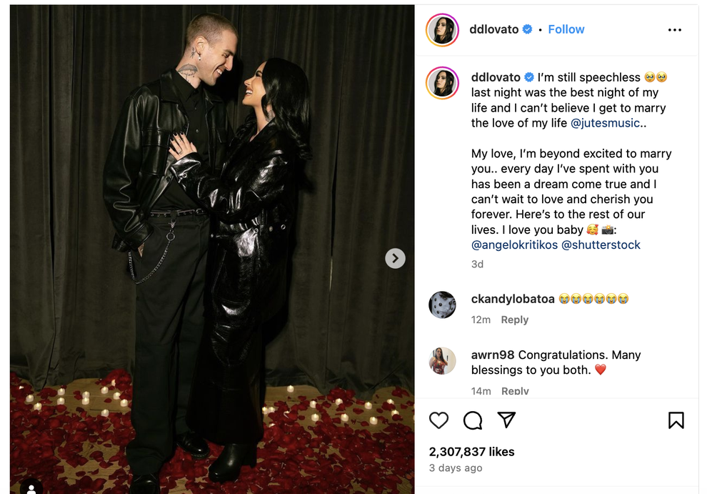 Max Ehrich Reacts to Demi Lovato's Engagement, Blasts 'Fabricated Posts ...