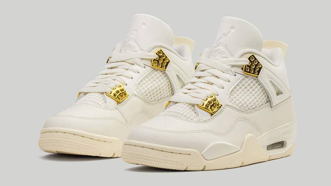 Air Jordan 4 Retro Metallic Gold Release Date AQ9129-170 | Complex