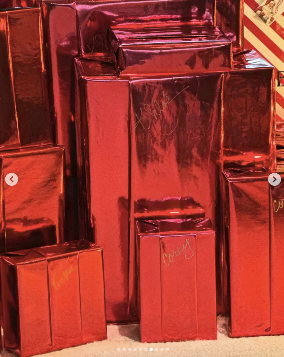 How the Kardashians Wrapped Presents This Year