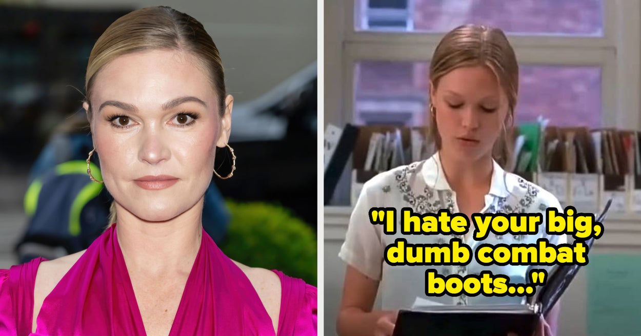 Julia Stiles Reenacted 10 Things I Hate About You Scene