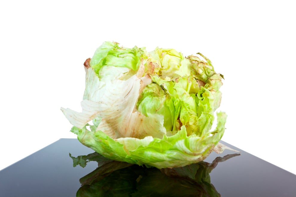 spoiled leafy vegetables