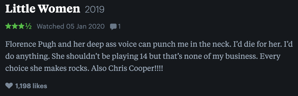 Ayo Edebiri's Funniest Letterboxd Reviews