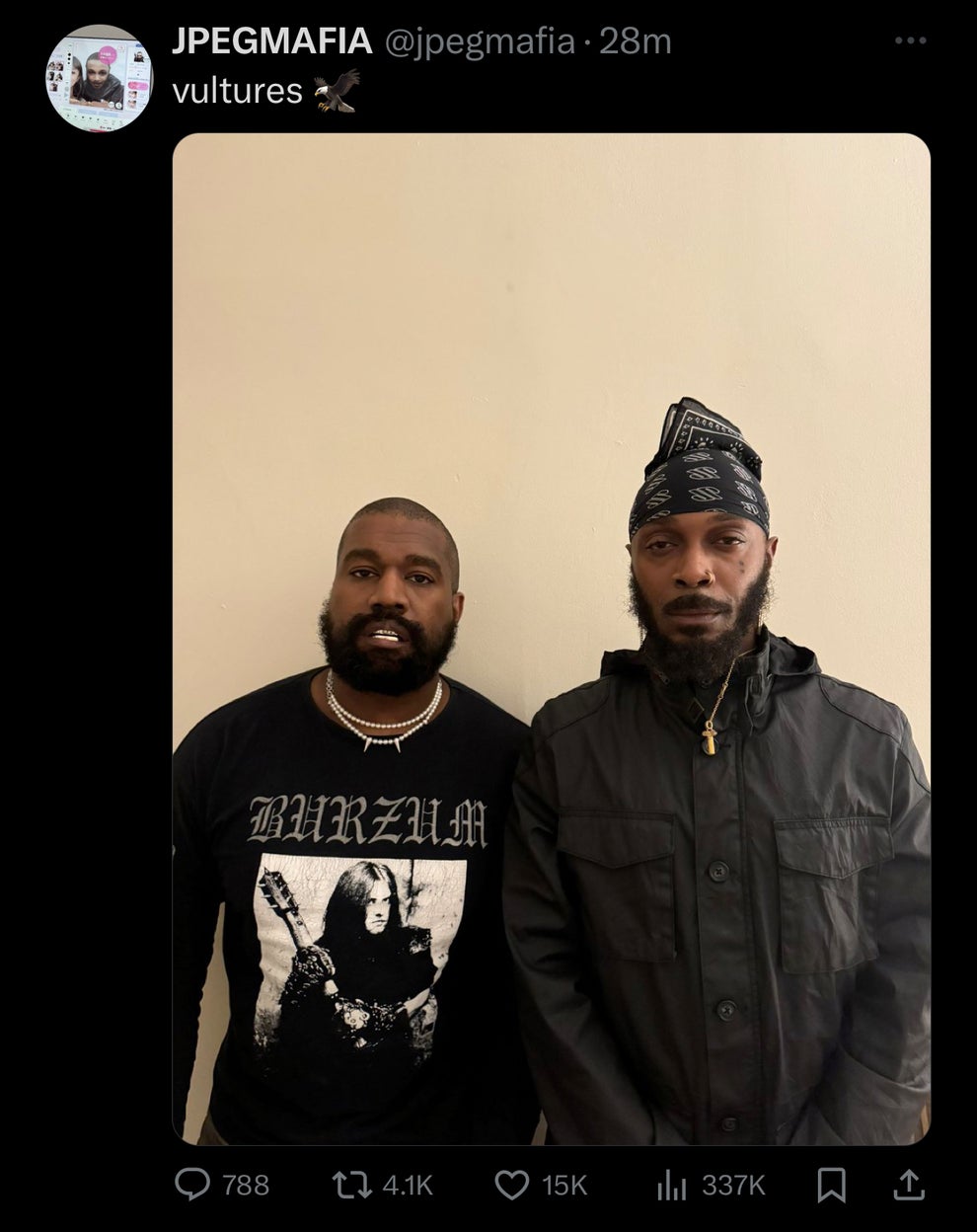 JPEGMAFIA Links Up With Kanye After Calling Him Out for Ignoring His ...