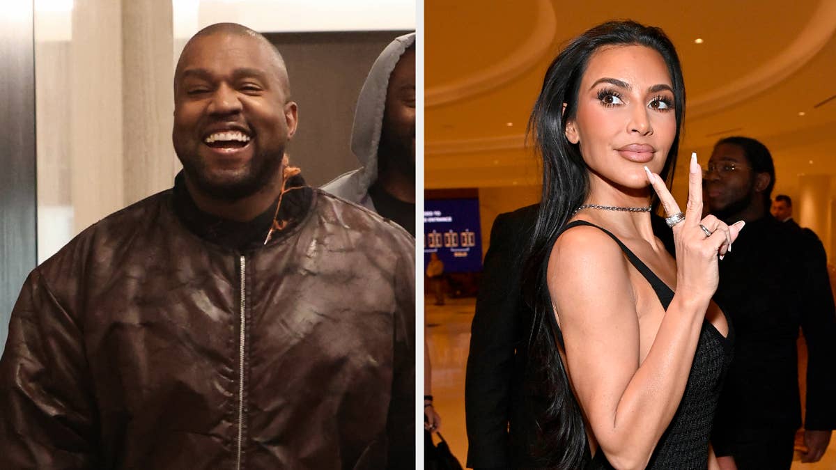 Kanye West and Kim Kardashian Spotted Together at Saint’s Basketball ...