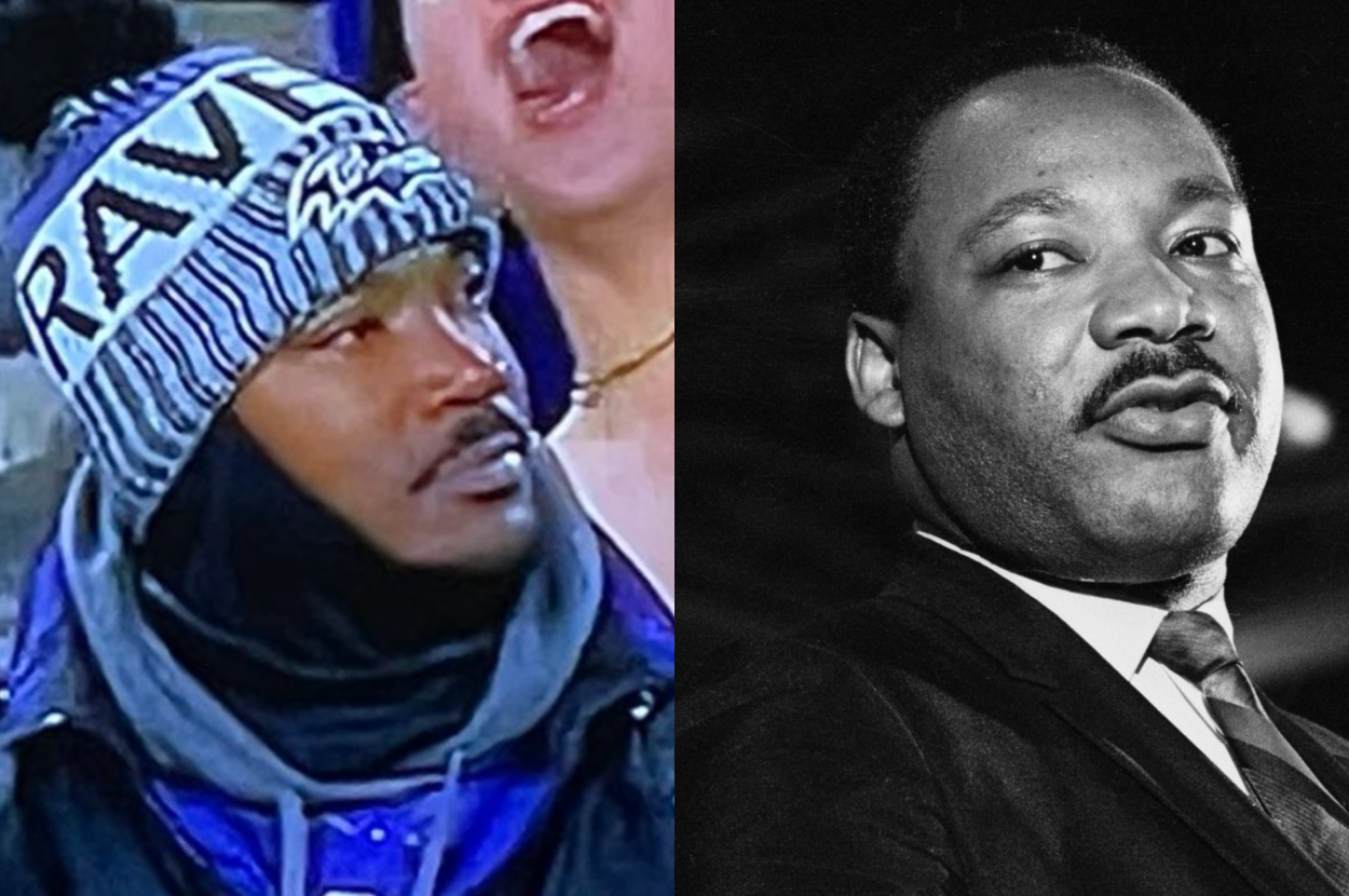 Baltimore Ravens Fan Goes Viral For Resembling Martin Luther King Jr ...