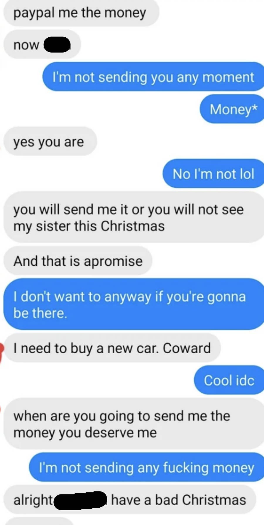 wrong texts to parents