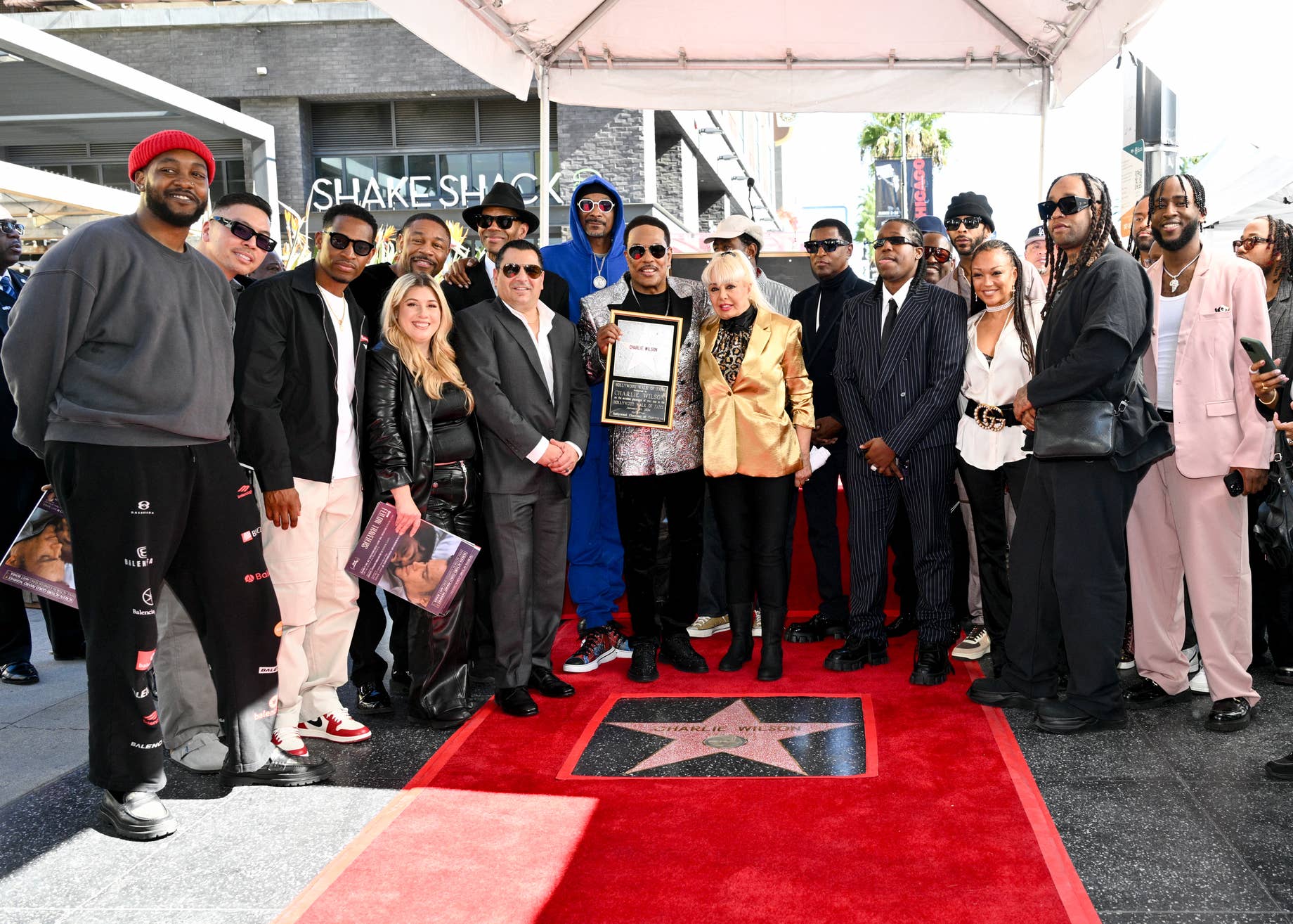 Charlie Wilson’s Hollywood Walk of Fame Star Ceremony Attended by Kanye ...