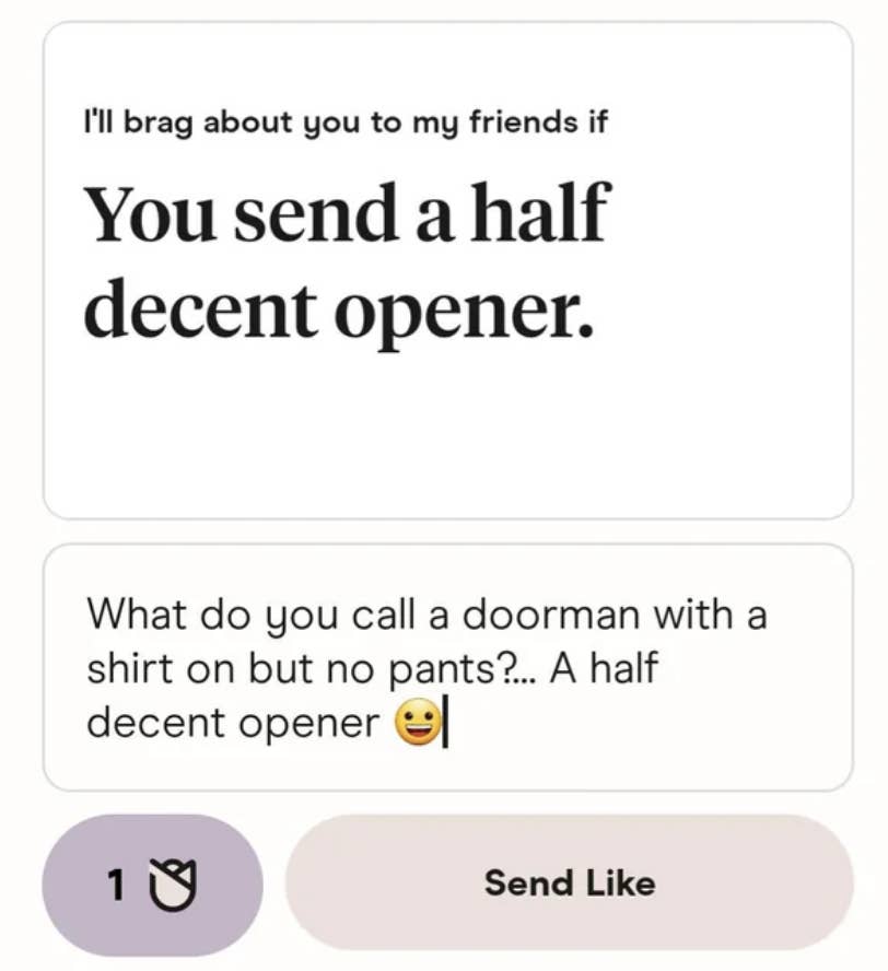 how to make a funny dating profile