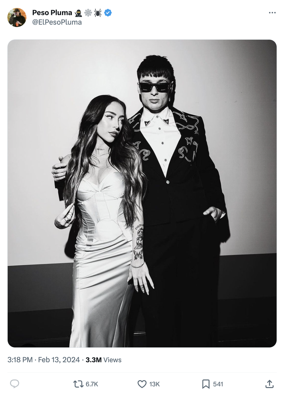 Peso Pluma’s Girlfriend Nicki Nicole Responds to Viral Video of Singer ...