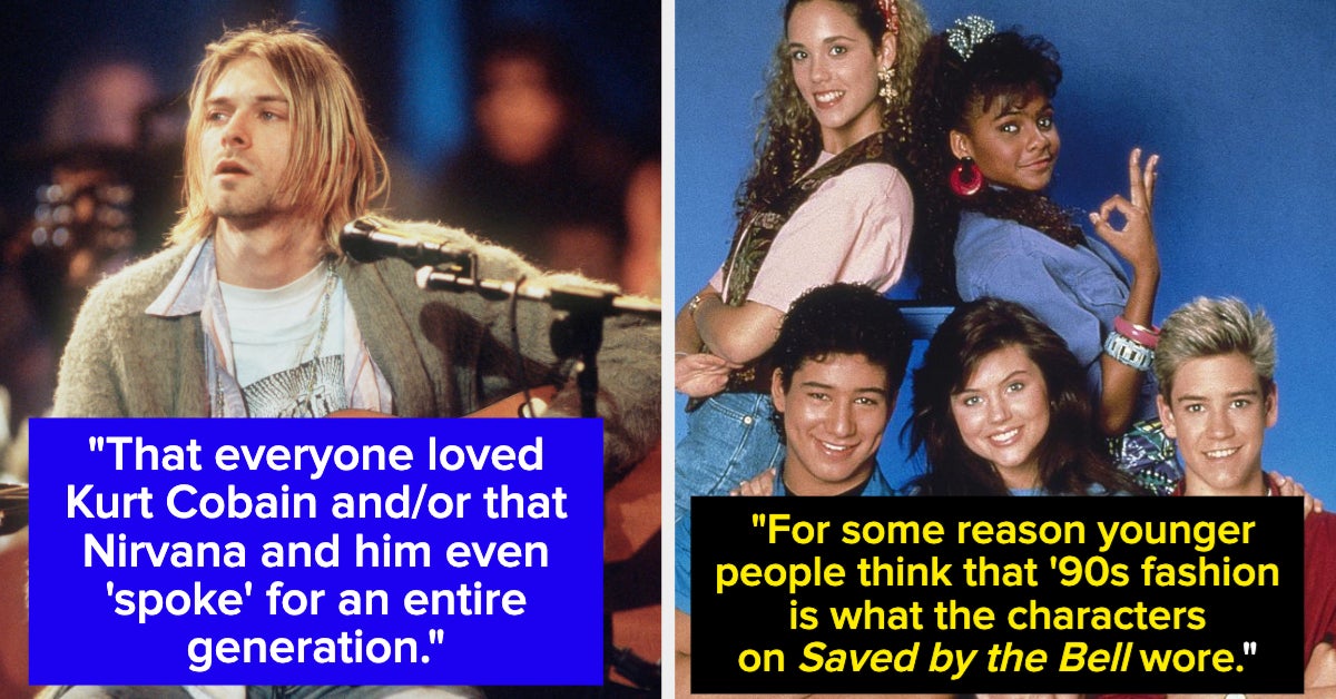 Gen X'ers Share Things People Get Wrong About The '90s