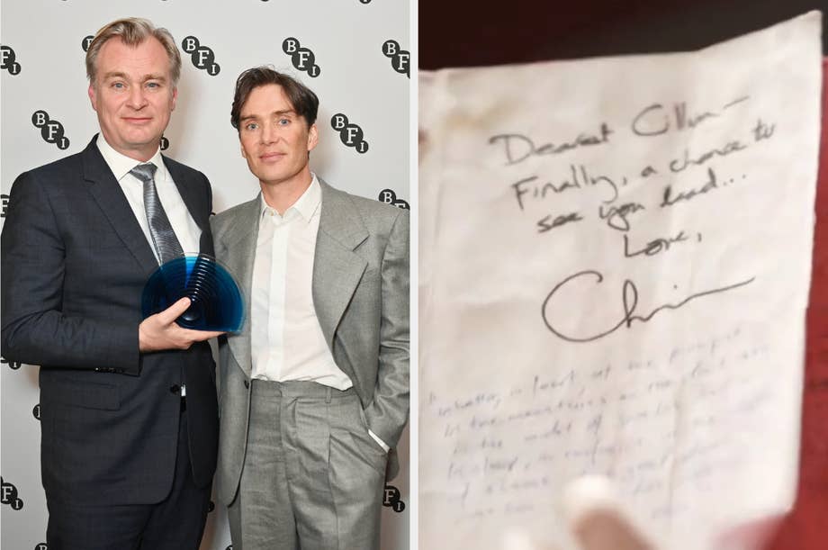 Christopher Nolan Wrote Cillian Murphy a Warm Note on His 'Oppenheimer ...