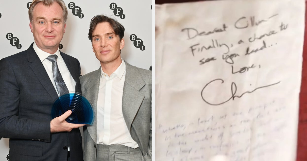 Christopher Nolan Wrote Cillian Murphy a Warm Note on His 'Oppenheimer ...