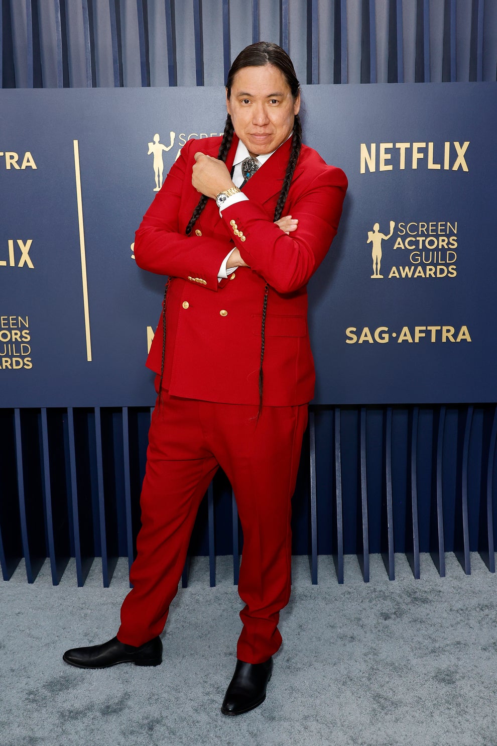 Famous Men Redefine Tuxedo Style at 2024 SAG Awards
