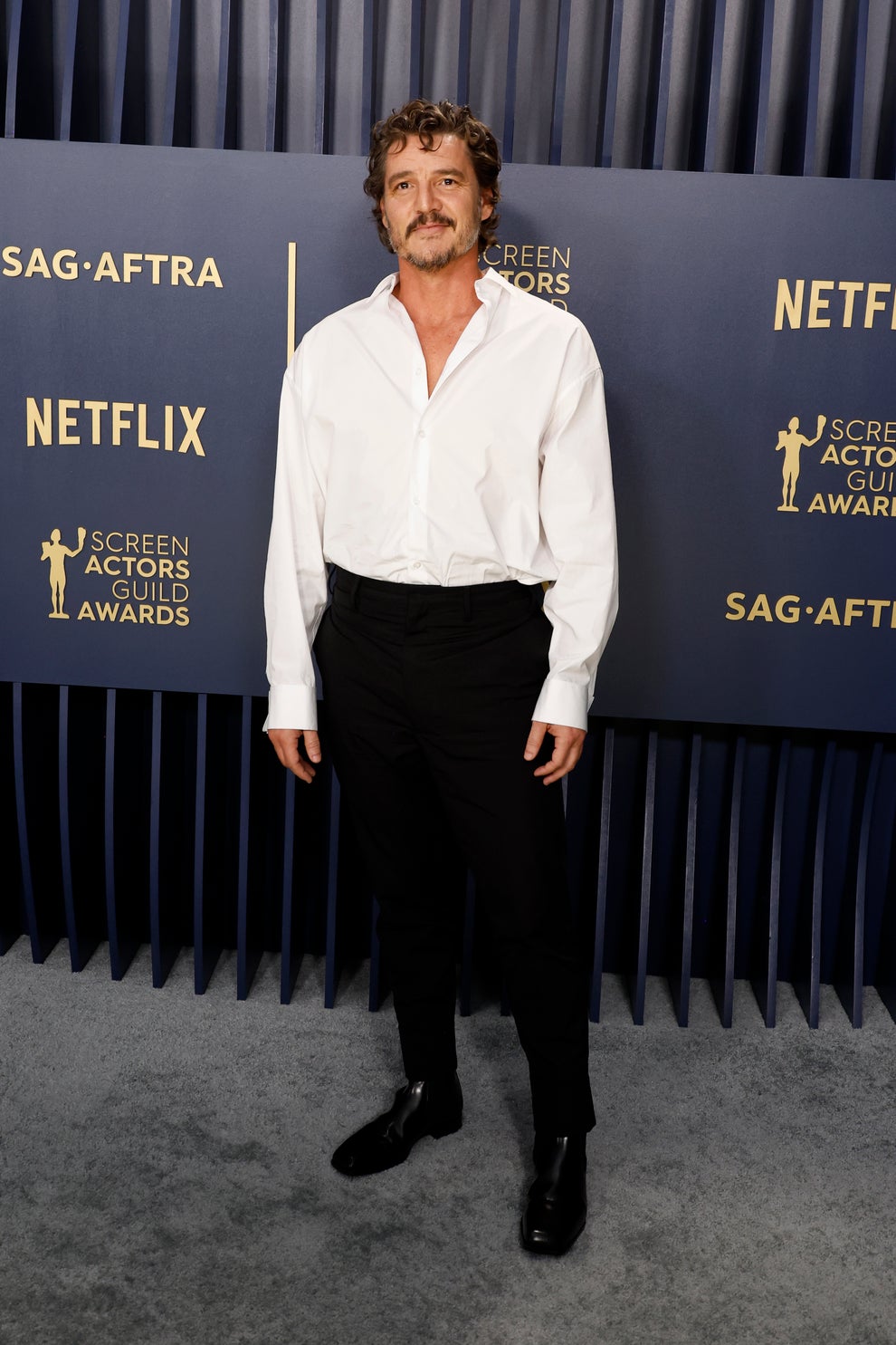 Famous Men Redefine Tuxedo Style at 2024 SAG Awards