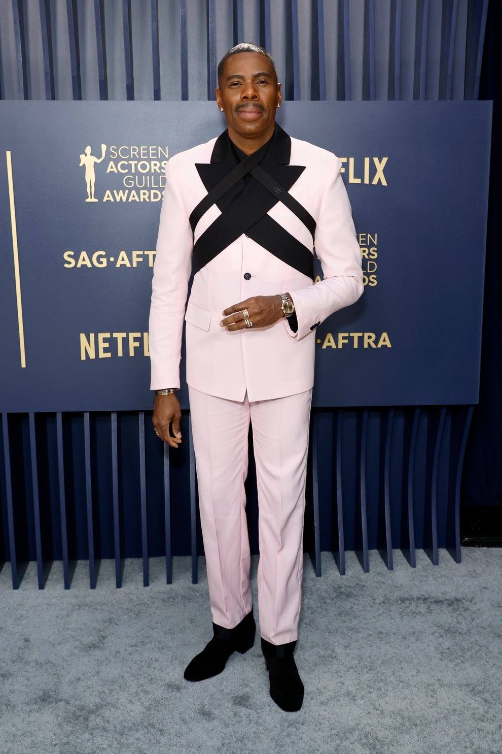 Famous Men Redefine Tuxedo Style at 2024 SAG Awards
