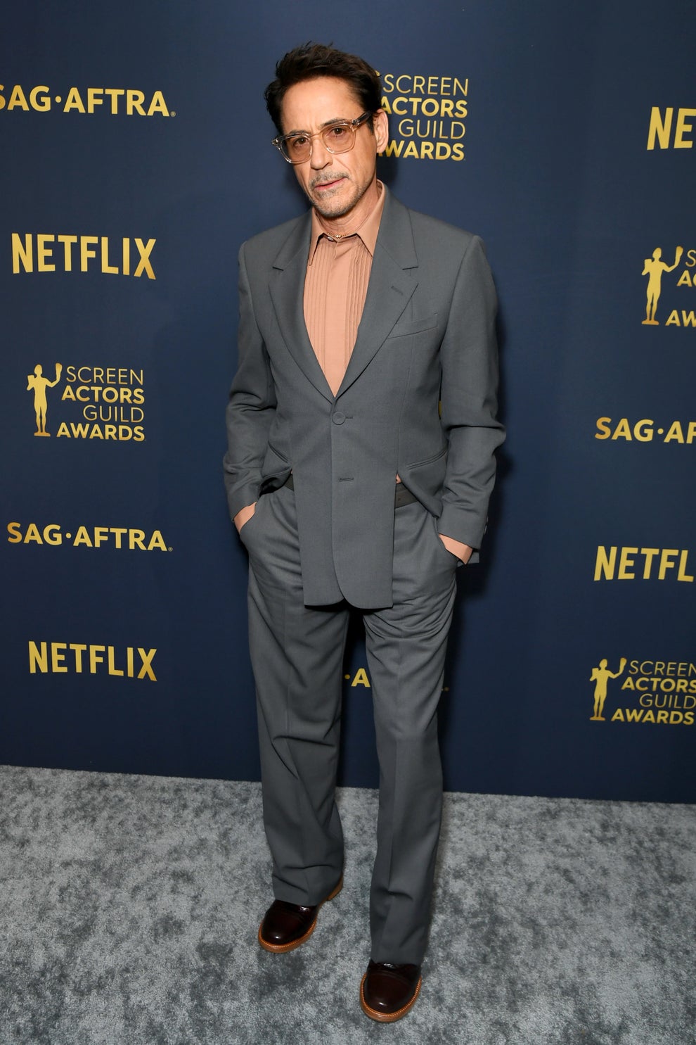 Famous Men Redefine Tuxedo Style at 2024 SAG Awards