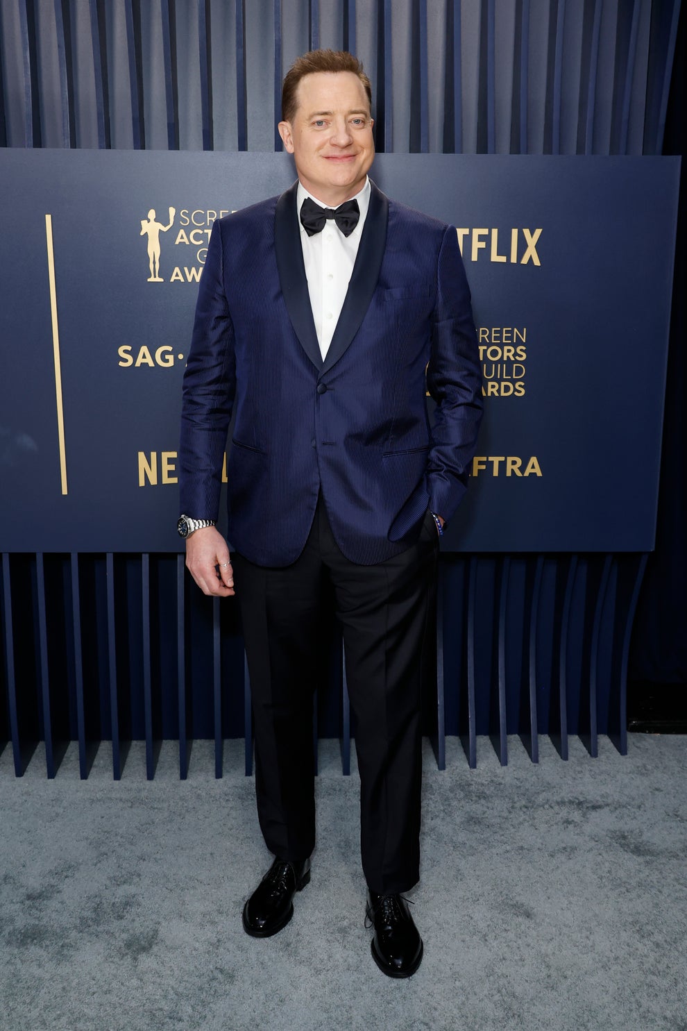 Famous Men Redefine Tuxedo Style at 2024 SAG Awards