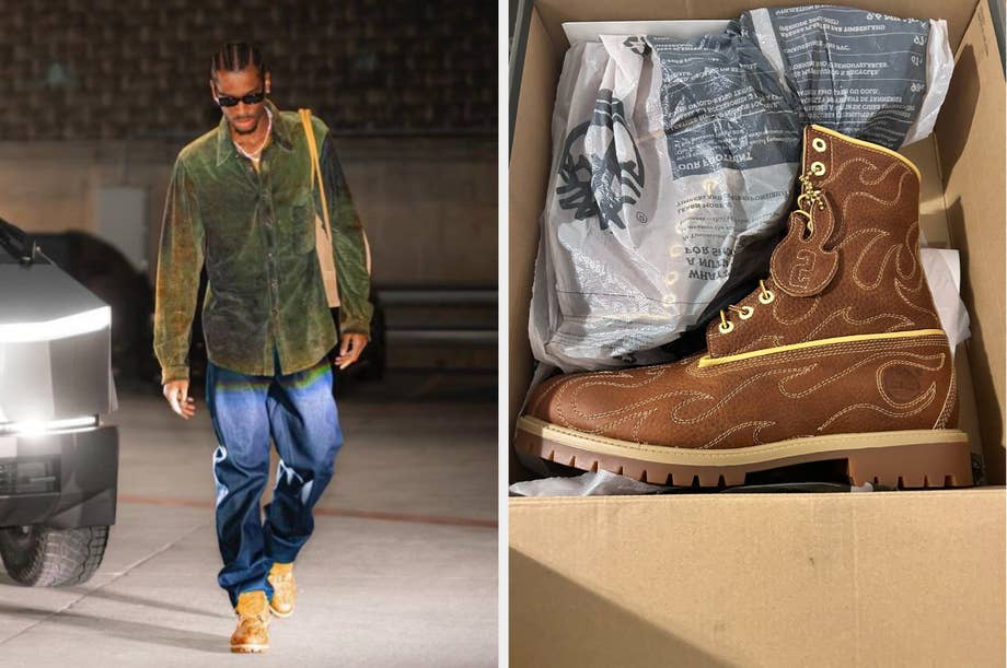 Shai Gilgeous-Alexander Debuts New One-of-One 'Flames' Timberlands ...