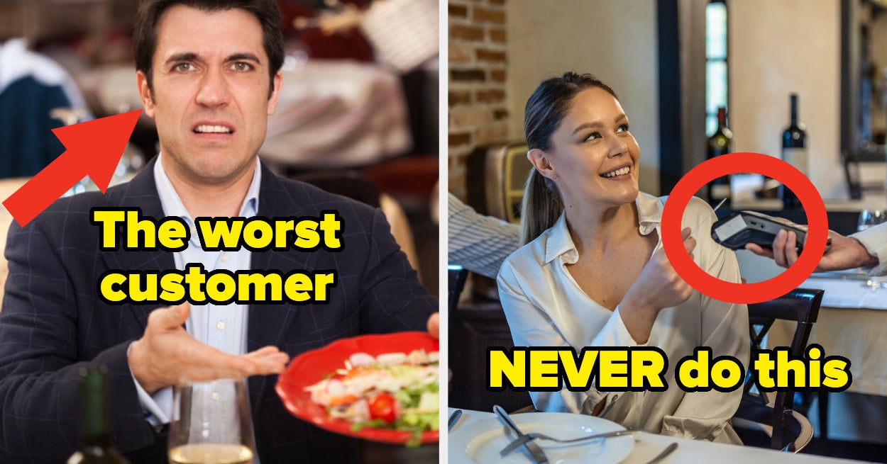 What Are Rudest Things Restaurant Customers Do?