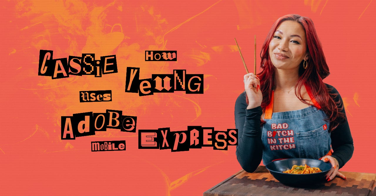 Cassie Yeung Tries New Adobe Express Mobile App | Complex