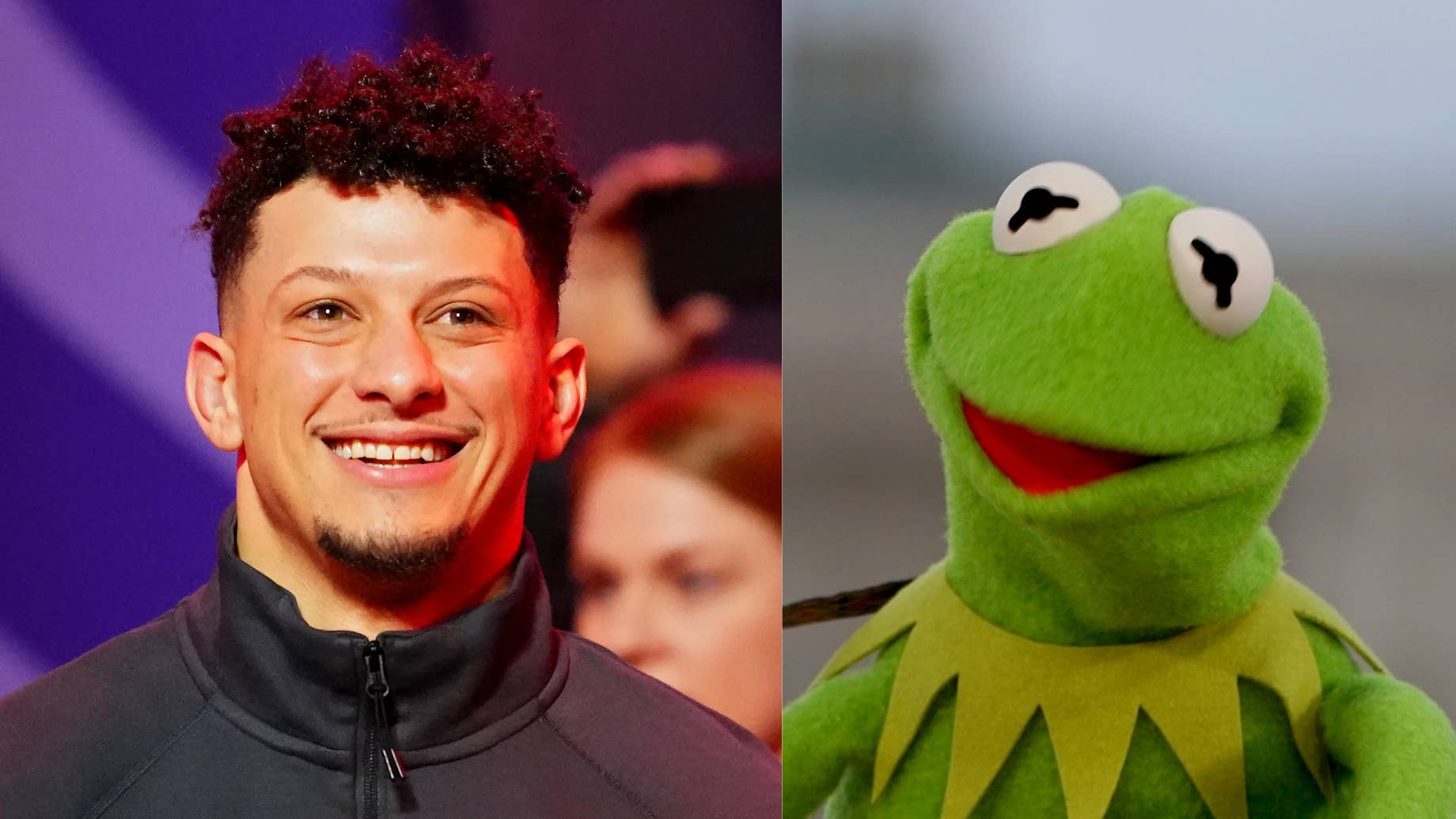Patrick Mahomes Says His Regular Voice Is the Best Kermit the Frog ...