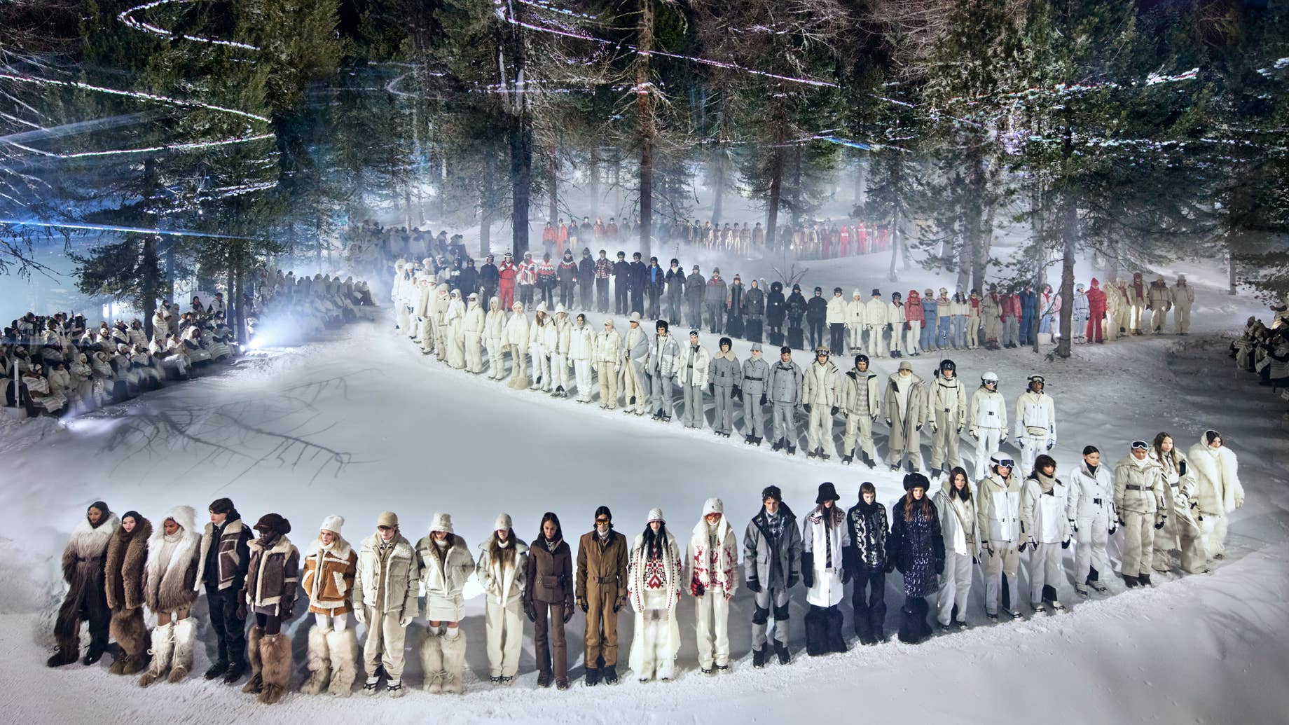 Inside Moncler's Grenoble Fashion Show in St. Moritz Switzerland | Complex