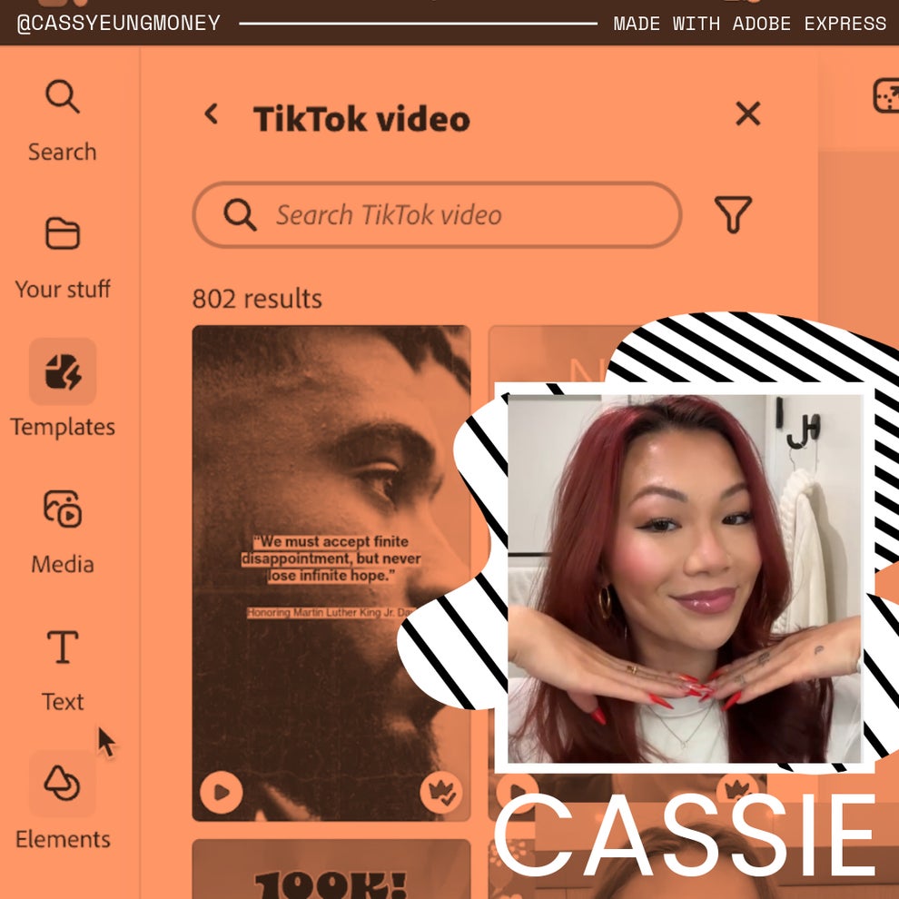 Cassie Yeung Tries New Adobe Express Mobile App | Complex