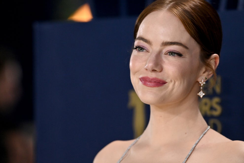 Emma Stone Reaction To Jimmy Kimmel Oscars Joke
