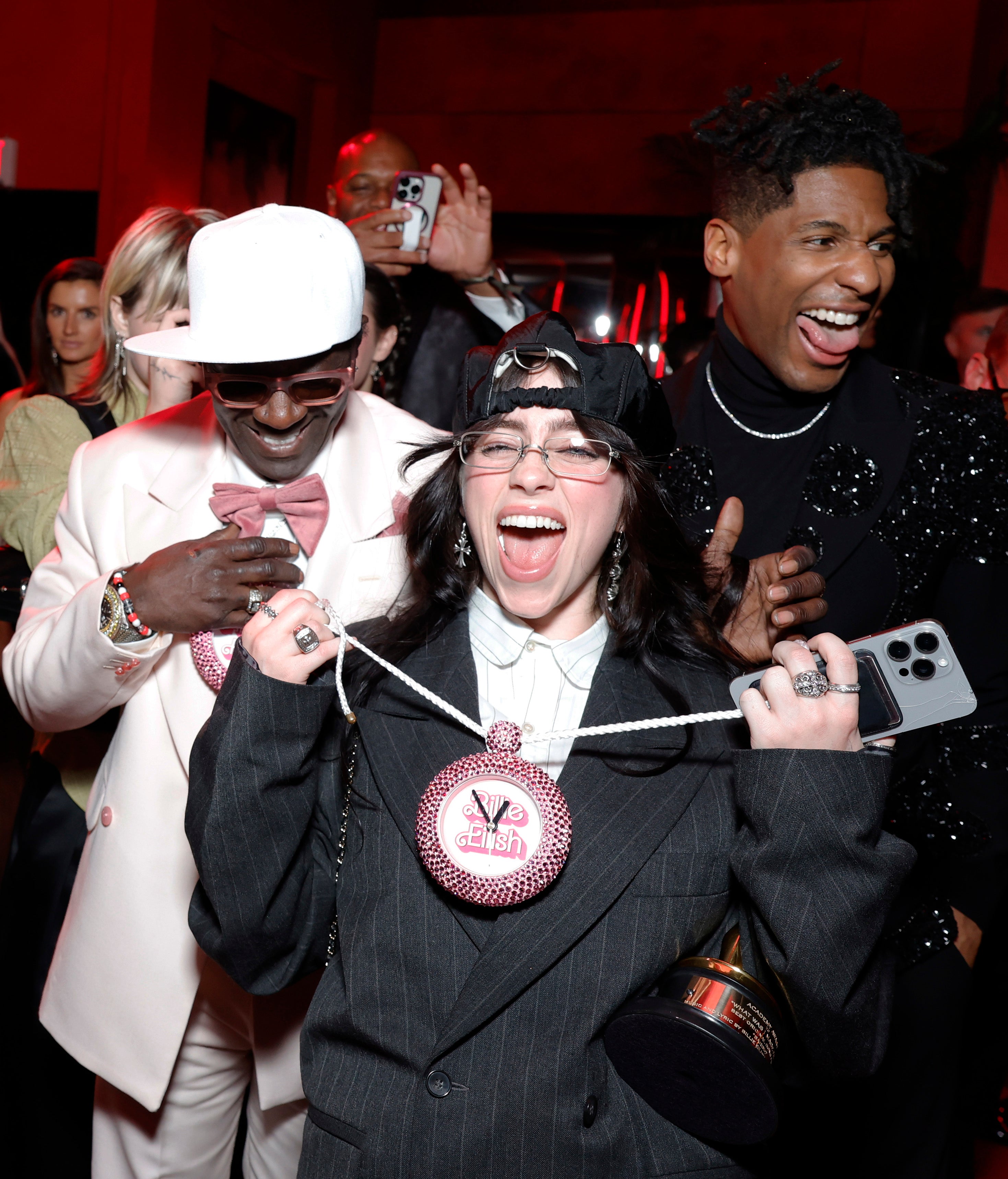 Flavor Flav Gifted Billie Eilish Barbie Clock Necklace | Complex