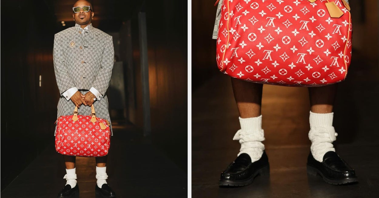 Jermaine Dupri Brings Back His Louis Vuitton Pearl Socks, Clowning ...