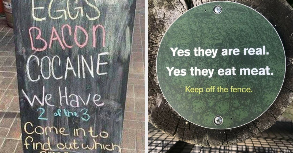 Funniest Signs On Reddit — Week Of 3/10/24