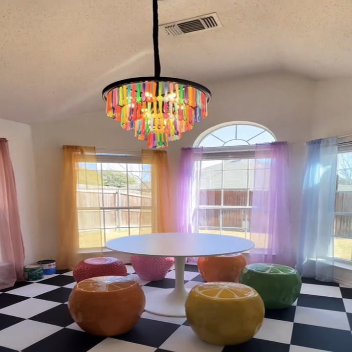 Interior Decorator Gives A Viral Tour Of Colorful Home