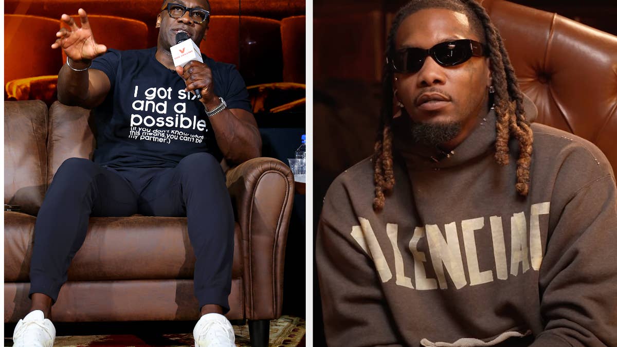 Offset Begs Shannon Sharpe to 'Stop Wearing Them Tight Pants' | Complex