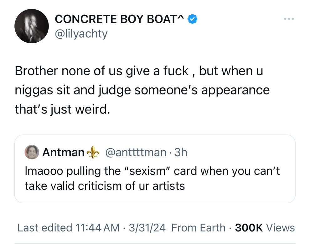 Lil Yachty Says Ugliness Reason for Rappers' Anger | Complex